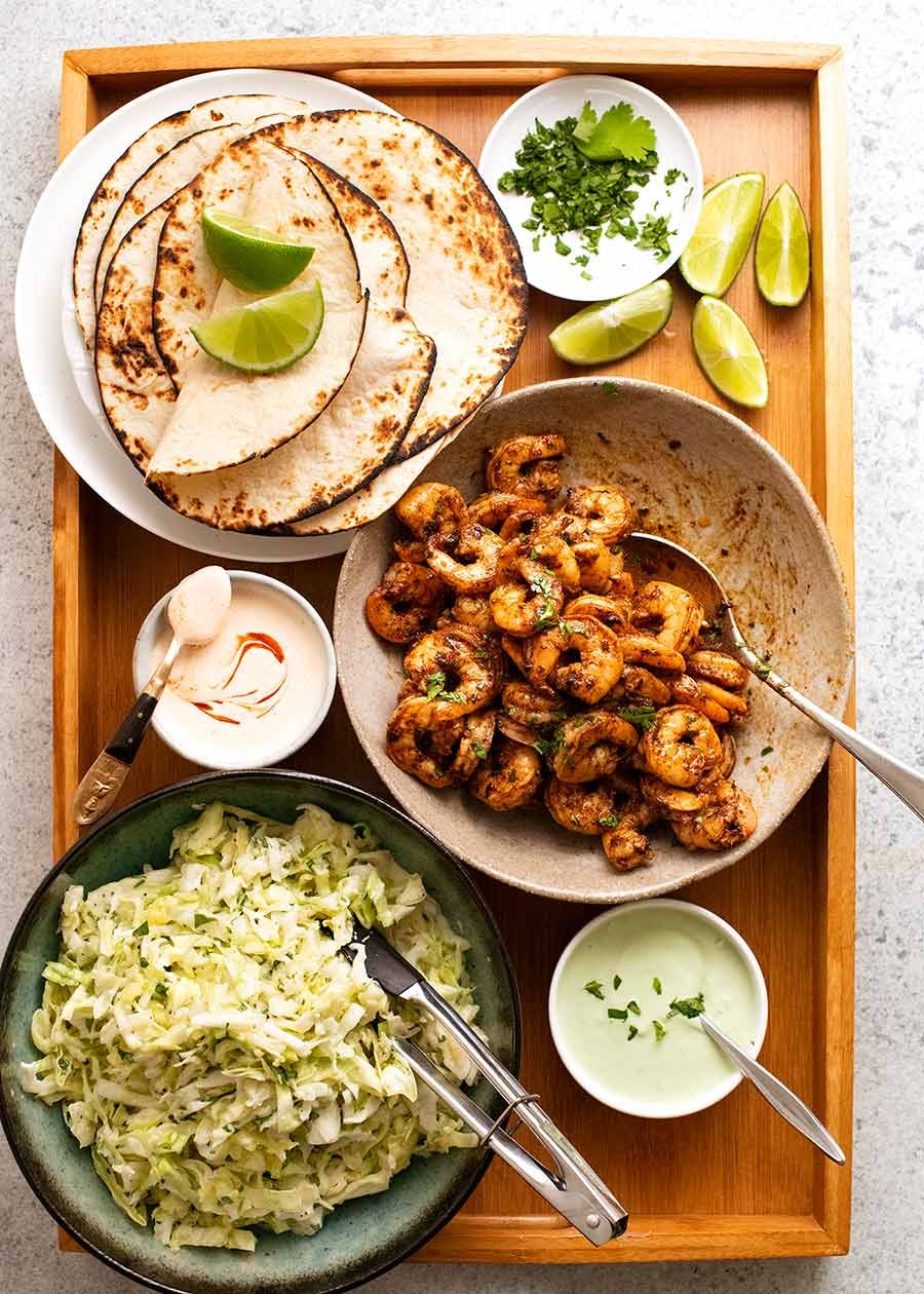 Prawn Tacos (Shrimp) | RecipeTin Eats
