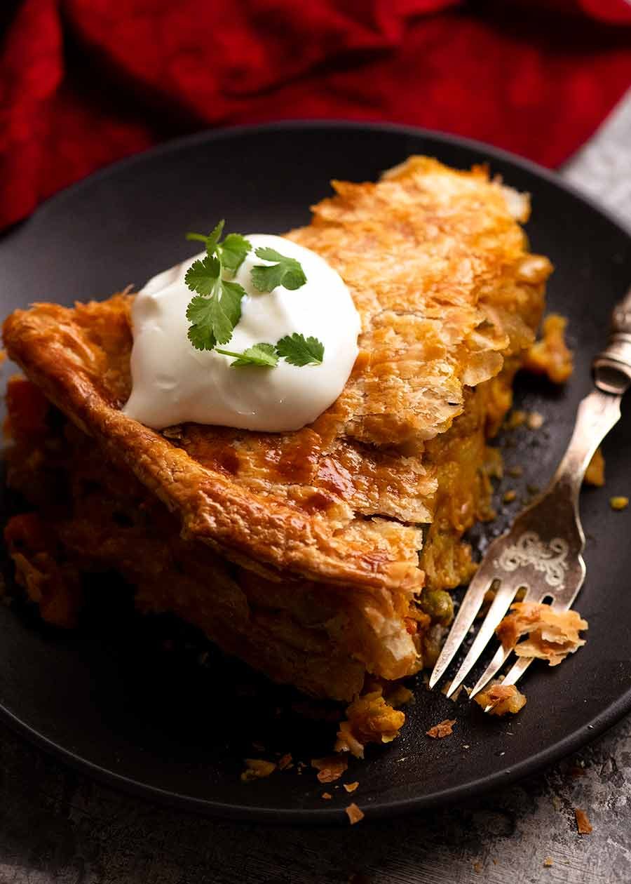 Vegetable Samosa Pie | RecipeTin Eats