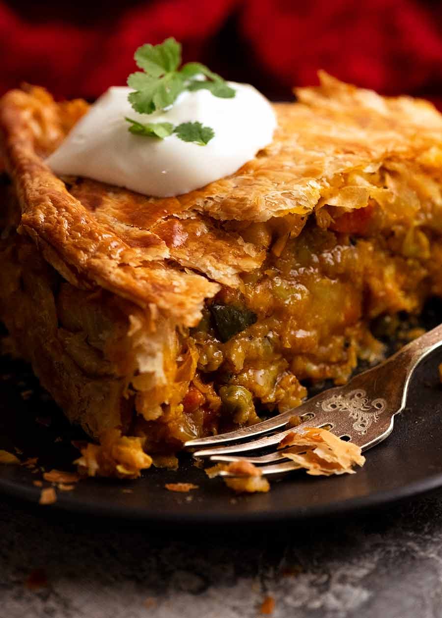 Vegetable Samosa Pie | RecipeTin Eats