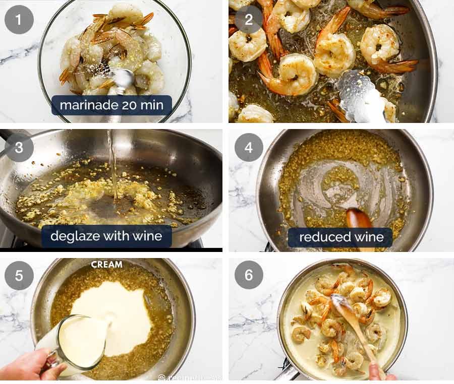 Creamy Garlic Prawns (Shrimp) | RecipeTin Eats