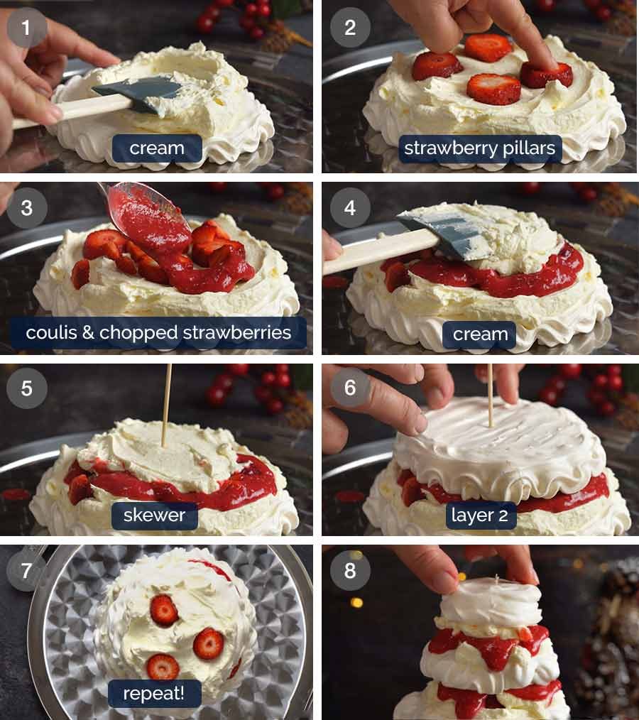 Pavlova Christmas Tree | RecipeTin Eats