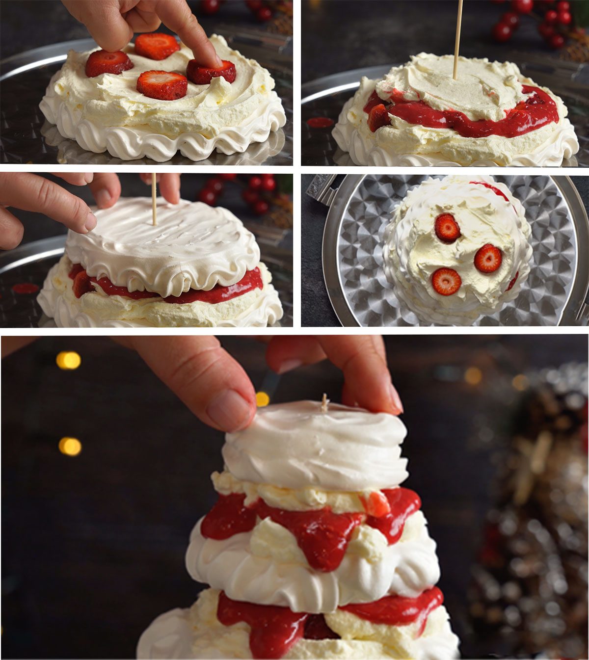 Pavlova Christmas Tree | RecipeTin Eats