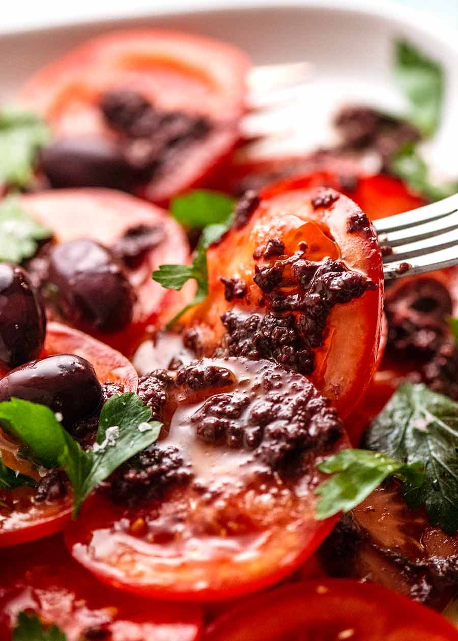 Tomato Salad with Olive Tapenade (very French!) | RecipeTin Eats