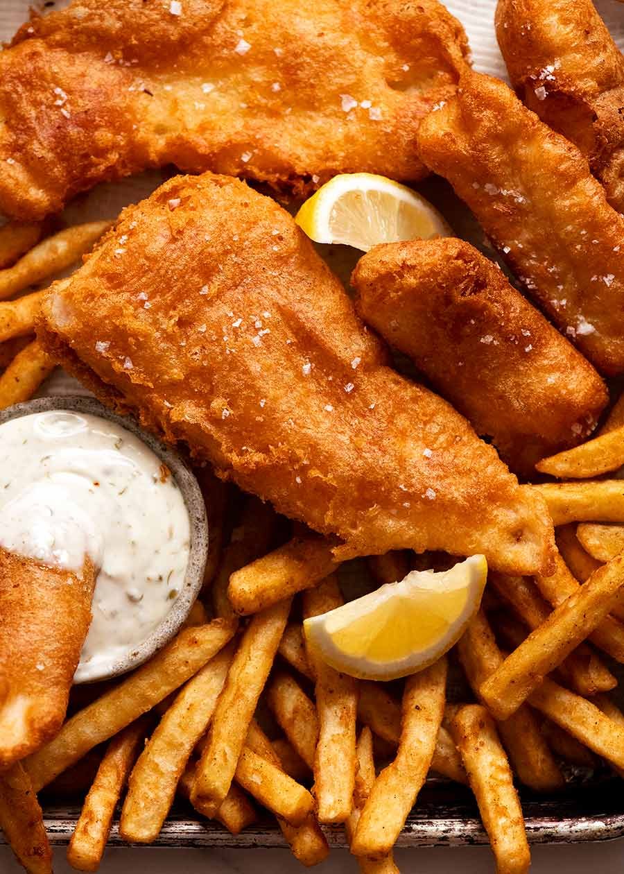 Crispy Beer Battered Fish | RecipeTin Eats