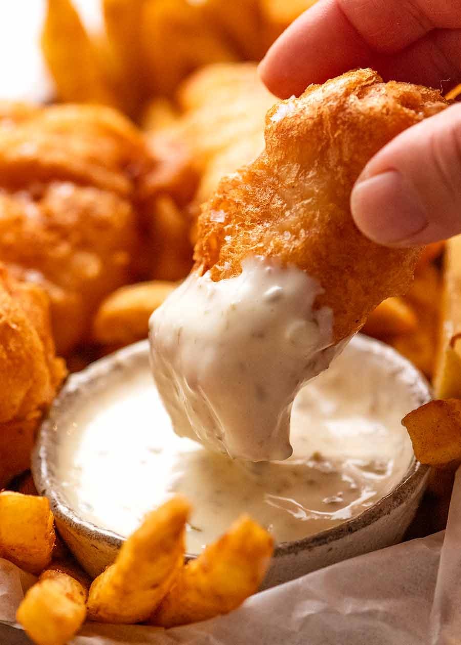 Crispy Beer Battered Fish | RecipeTin Eats