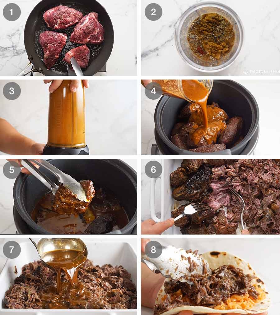 Beef Barbacoa - Mexican Pulled Beef | RecipeTin Eats