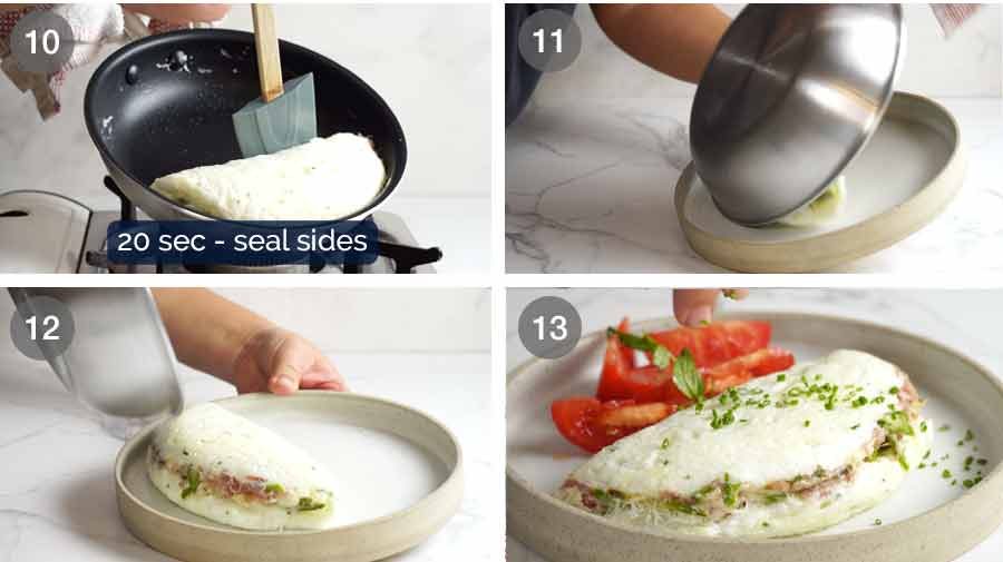 Fluffy Egg White Omelette (Soufflé-style) | RecipeTin Eats