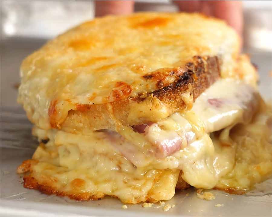 Croque Monsieur - the ultimate ham & cheese sandwich! | RecipeTin Eats