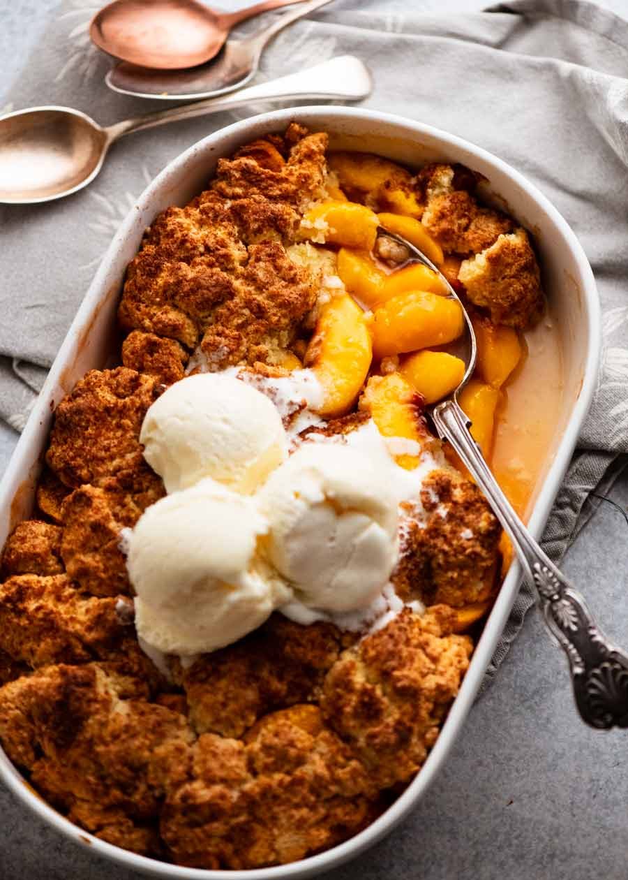 Peach Cobbler | RecipeTin Eats