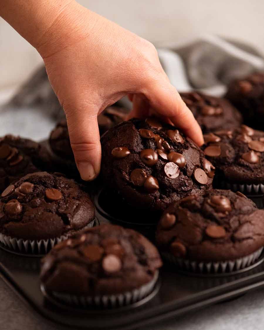Chocolate Muffins | RecipeTin Eats