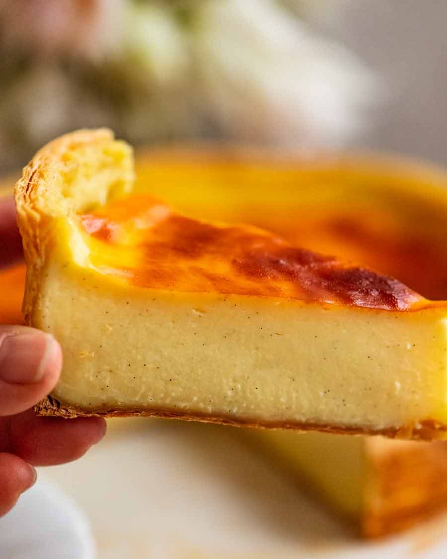 Flan Pâtissier (French Custard Tart) | RecipeTin Eats