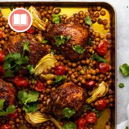 One Tray Moroccan Baked Chicken With Chickpeas RecipeTin Eats One Tray Moroccan Baked Chicken With Chickpeas RecipeTin Eats