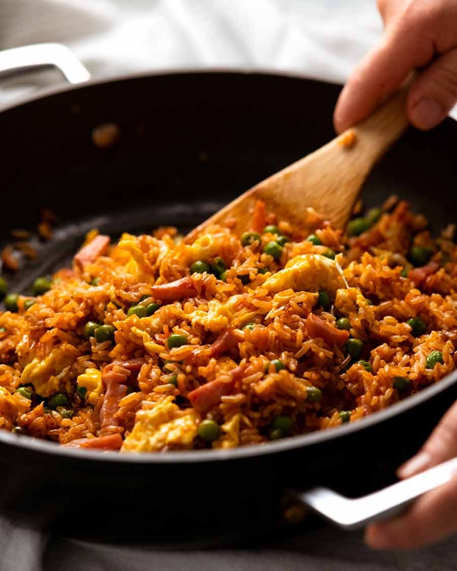 Red Vietnamese Fried Rice | RecipeTin Eats