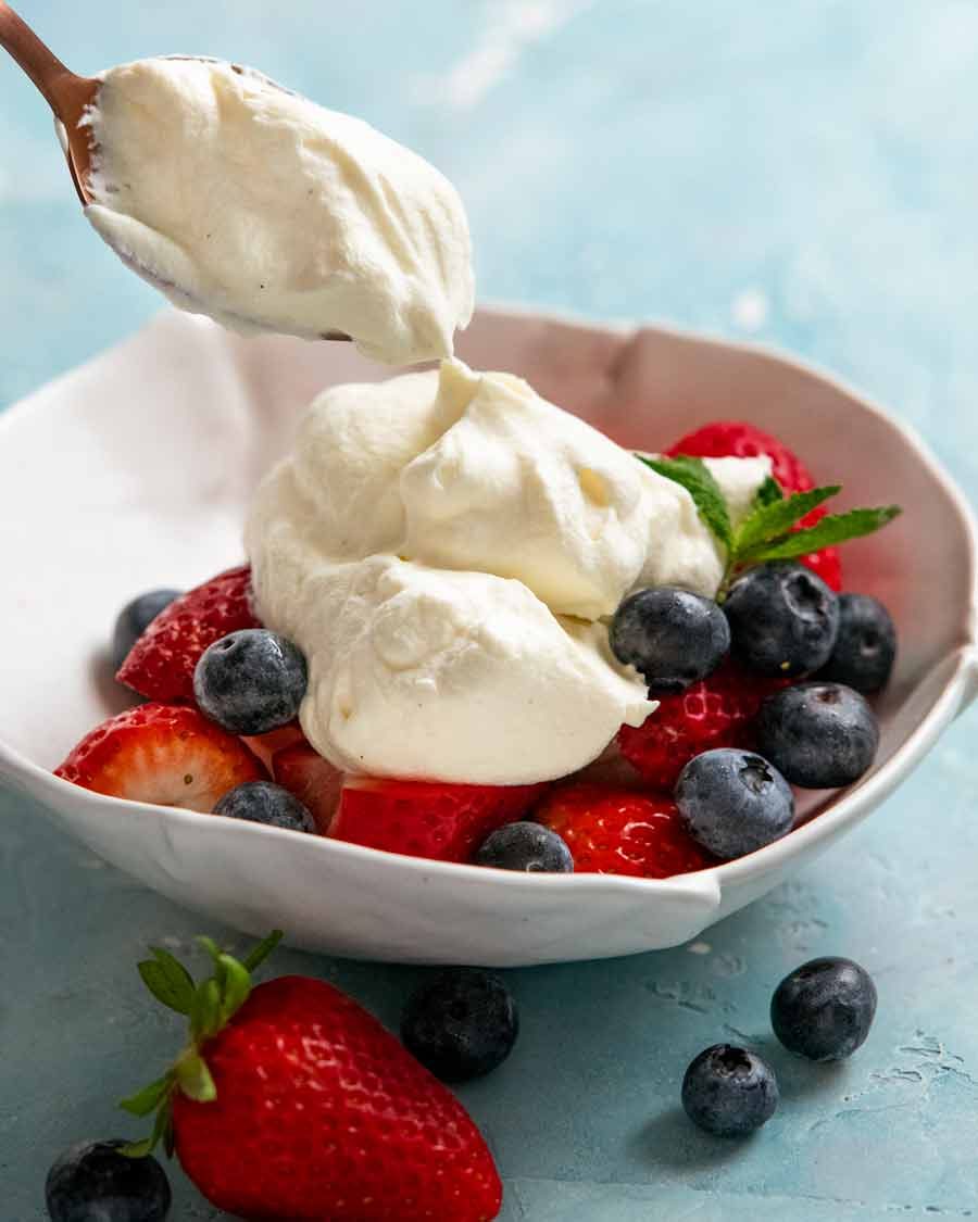 Whipped cream (Chantilly cream) | RecipeTin Eats