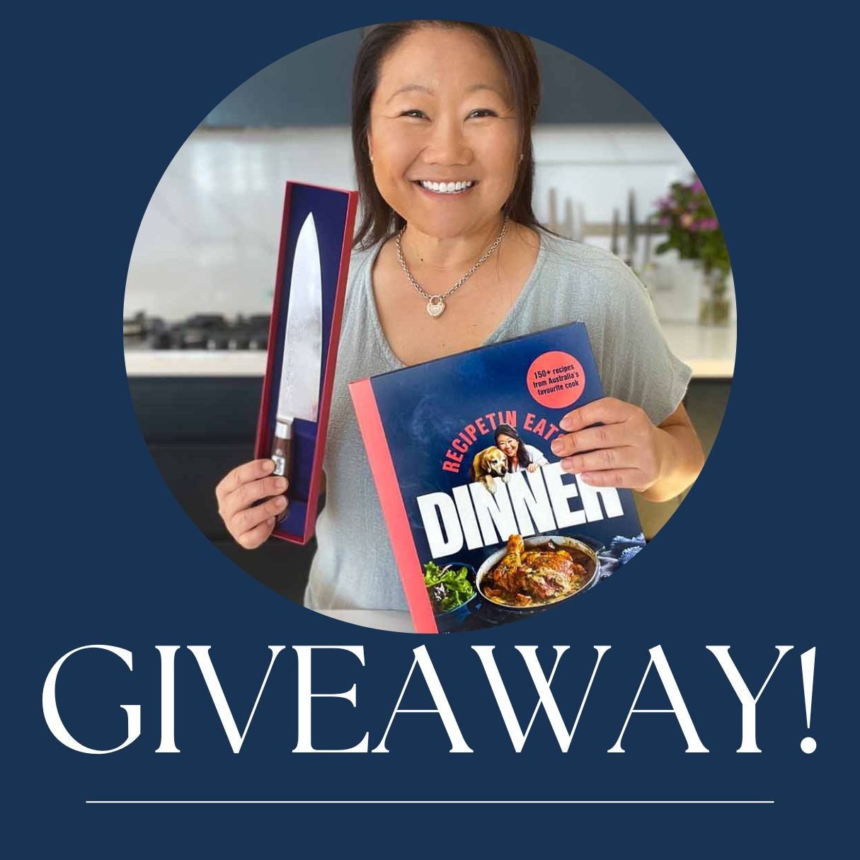 Giveaway! Signed book + handcrafted Japanese knife | RecipeTin Eats