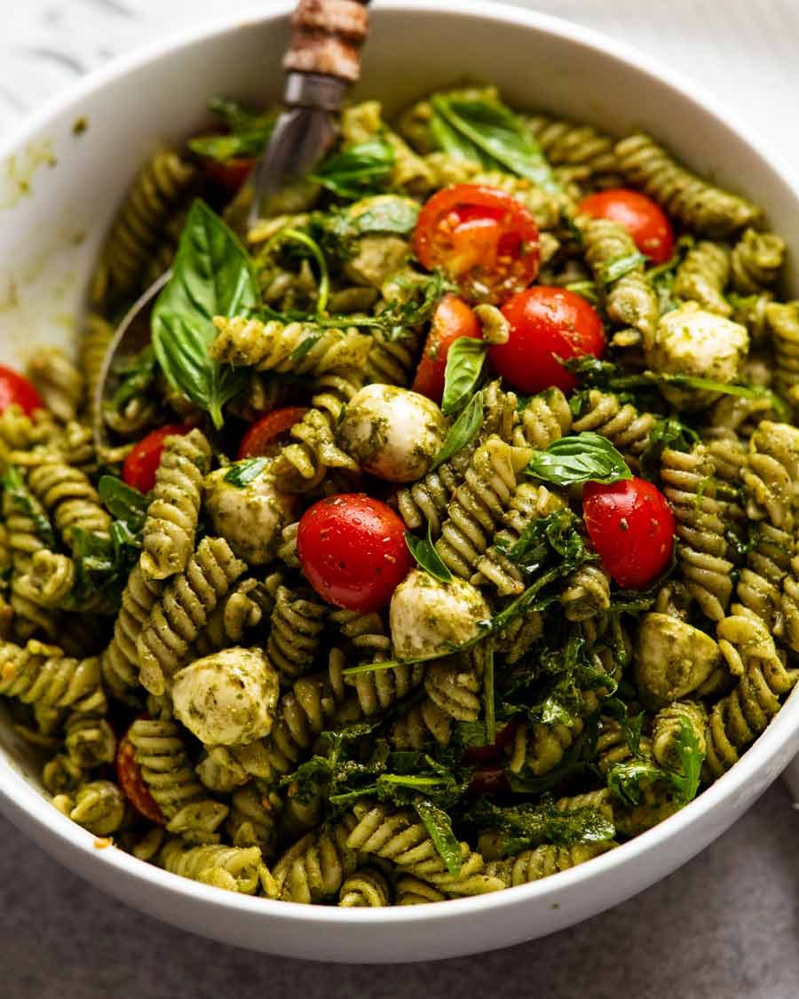 Pesto pasta salad | RecipeTin Eats