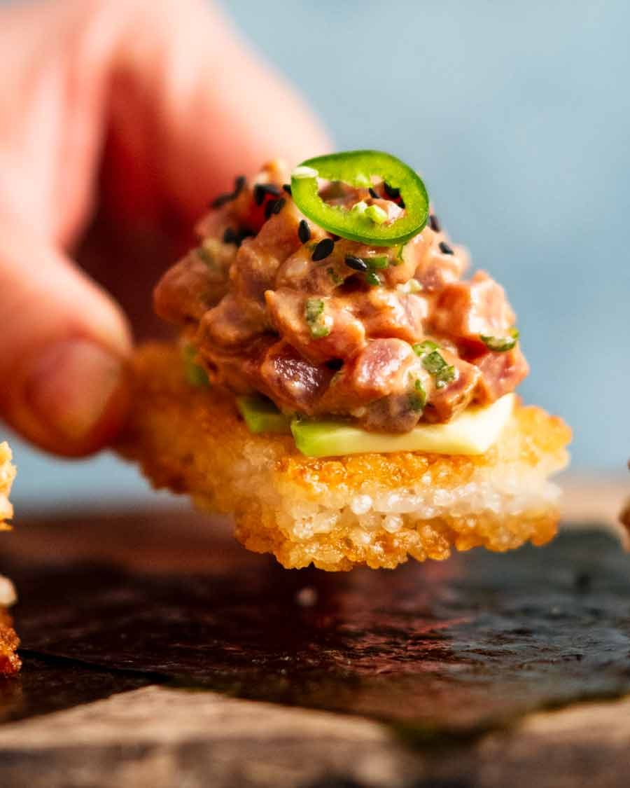 Spicy Tuna Crispy Rice (Nobu) - Nubeed