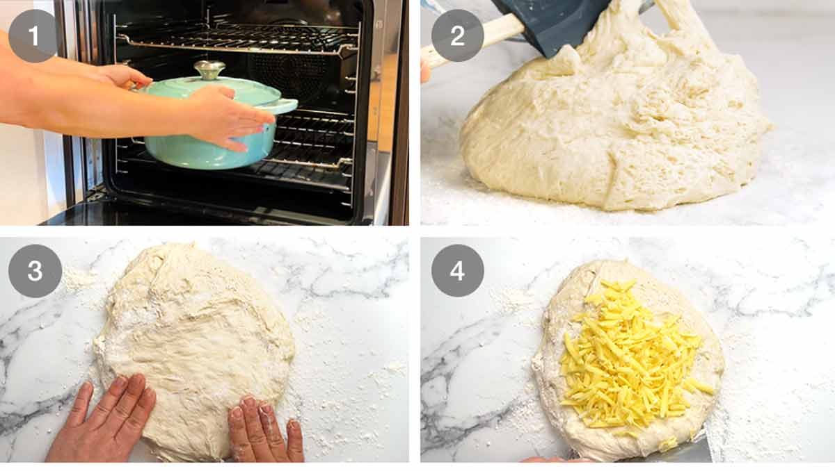 Cheese Bread (no knead!) – Clover House Gifts