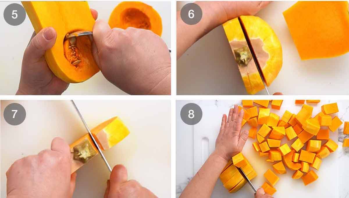 How I cut butternut pumpkin (squash) | RecipeTin Eats