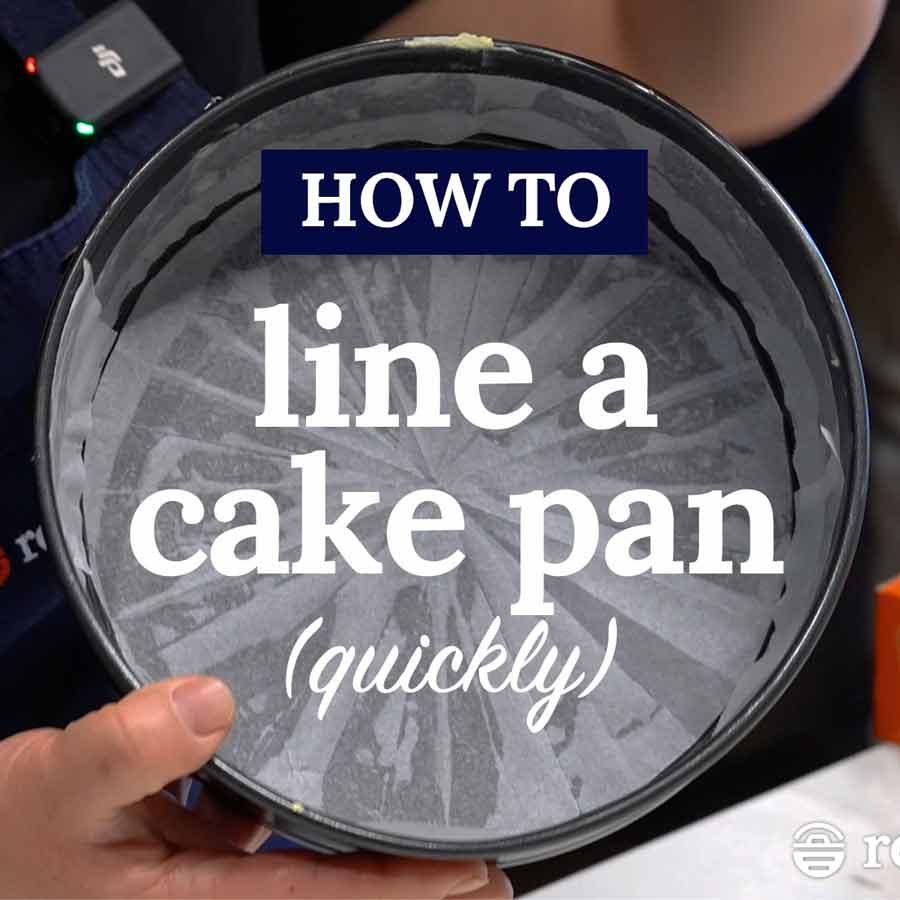 How to line a cake pan with paper | RecipeTin Eats
