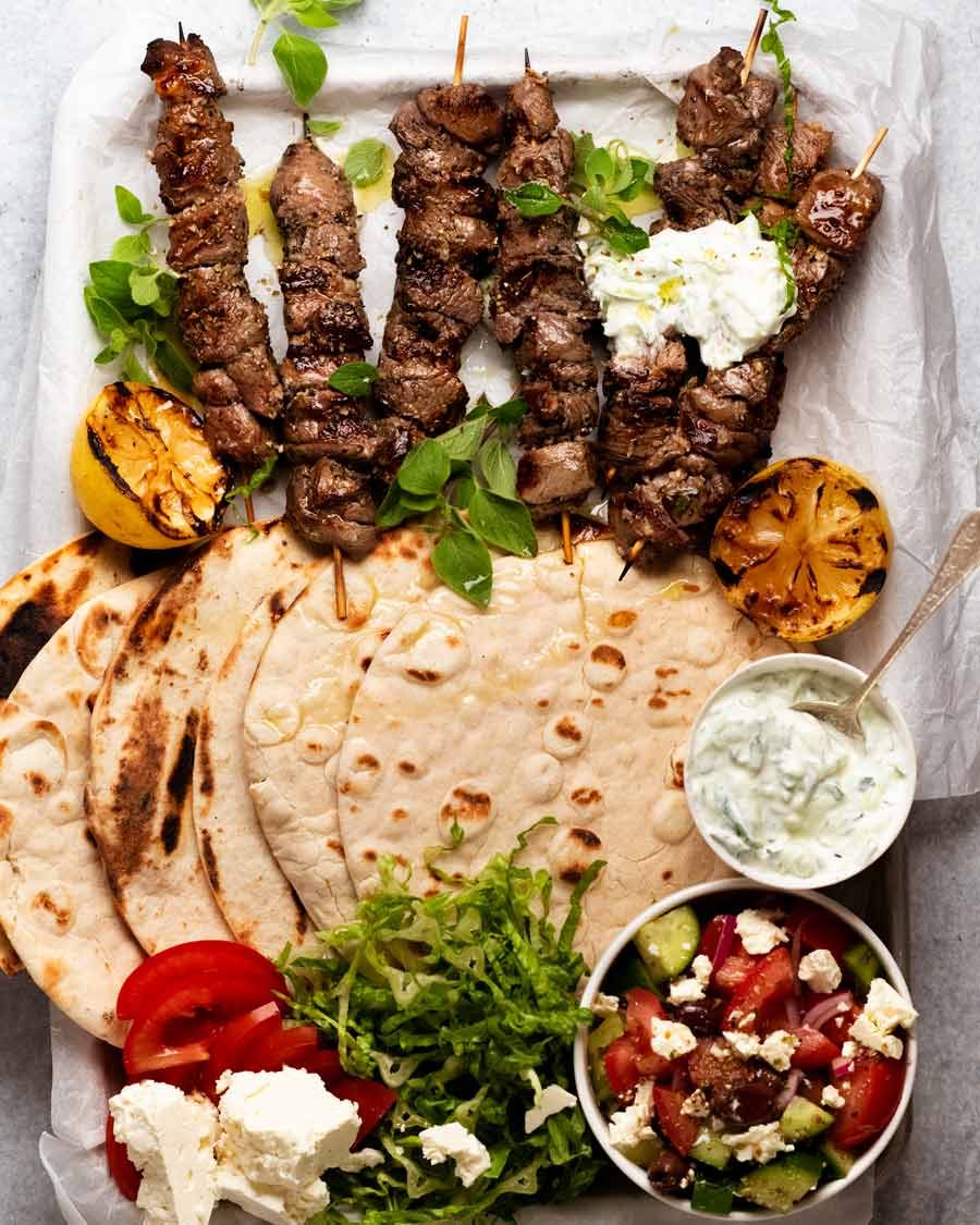 Lamb Souvlaki | RecipeTin Eats