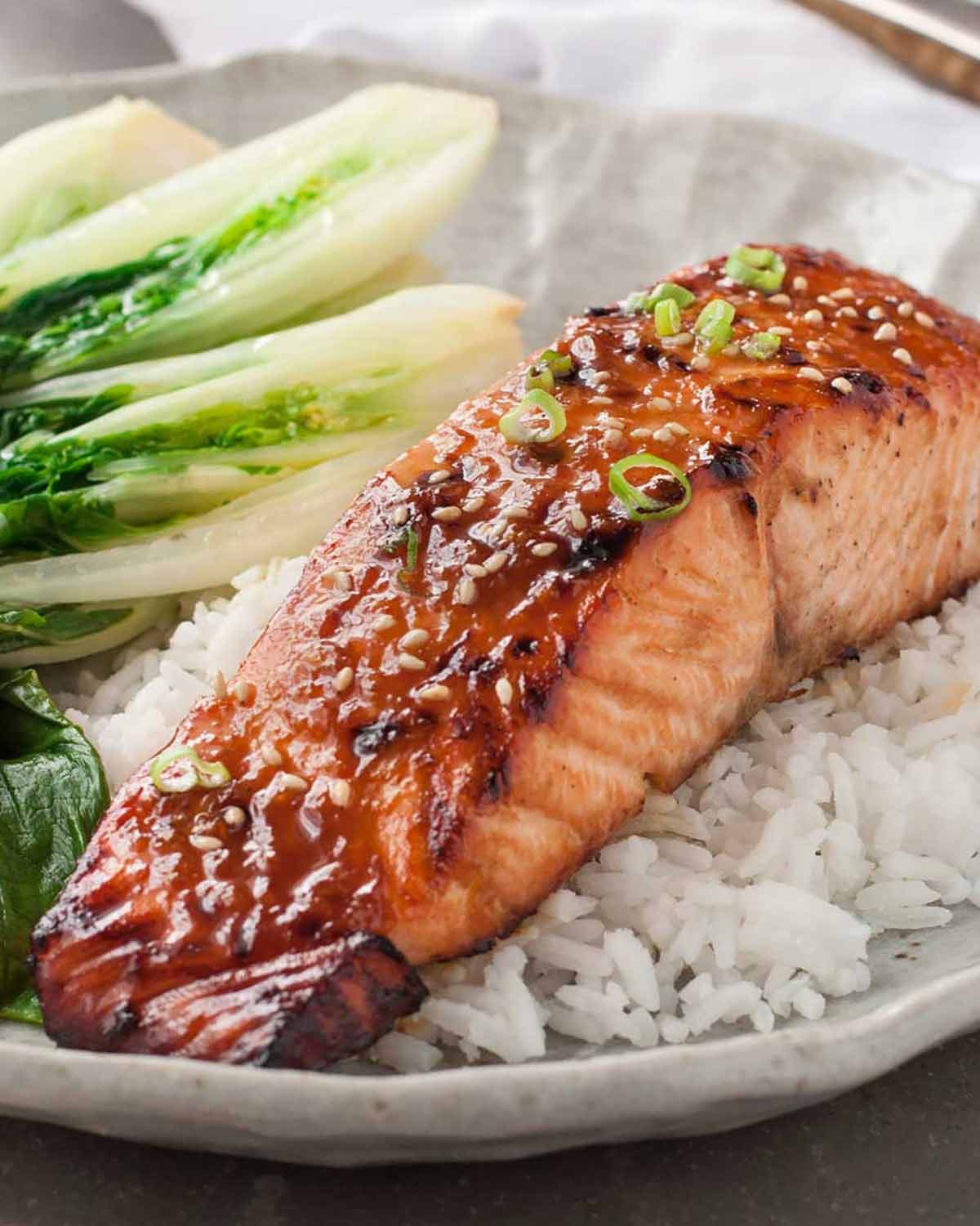 Asian Glazed Salmon | RecipeTin Eats